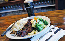 The Snug Irish Pub with food and live music in Hingham Square