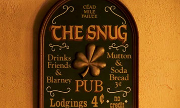 The Snug Irish Pub with food and live music in Hingham Square